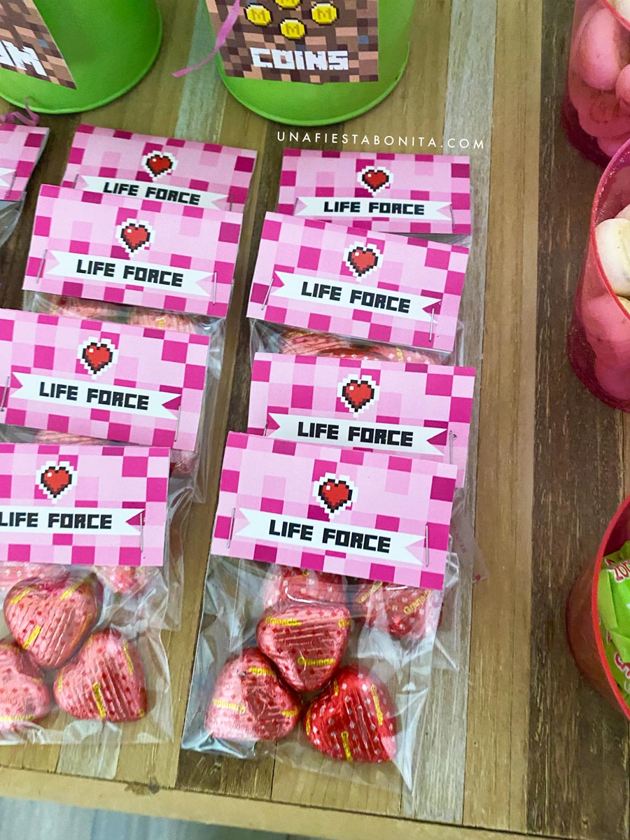 Etiquetas De Comida Para Fiestas De Minecraft De Tierra Para Imprimir