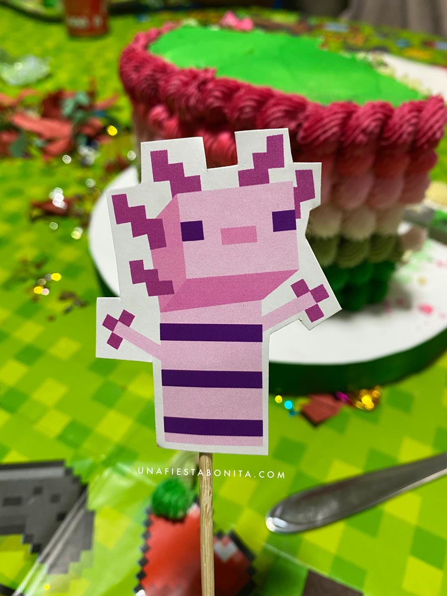 Etiquetas De Comida Para Fiestas De Minecraft De Tierra Para Imprimir