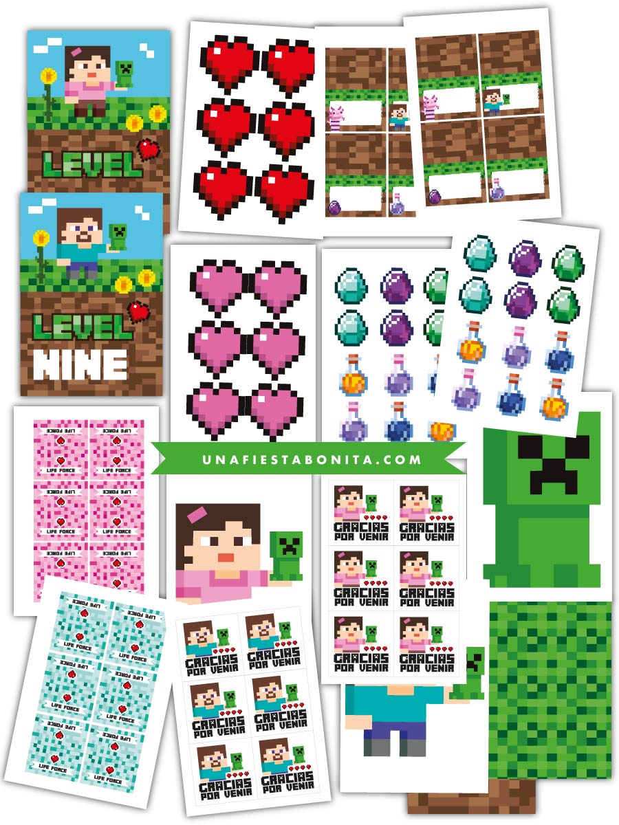 Plantillas De Minecraft Para Imprimir